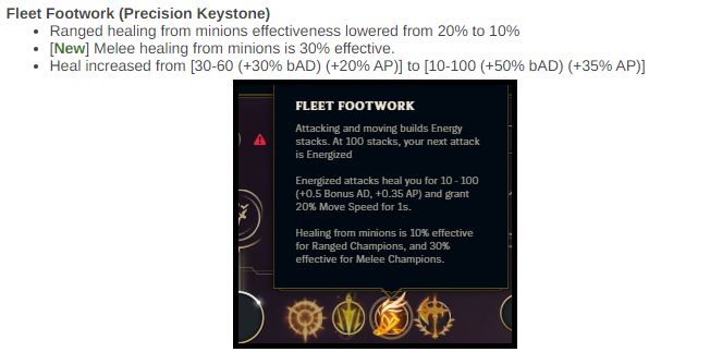 Fleet Footwork changes 11.17 | Scrolller