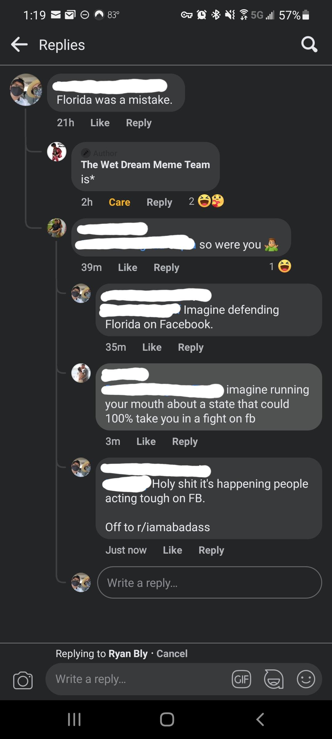 Florida Can Fight me Irl | Scrolller