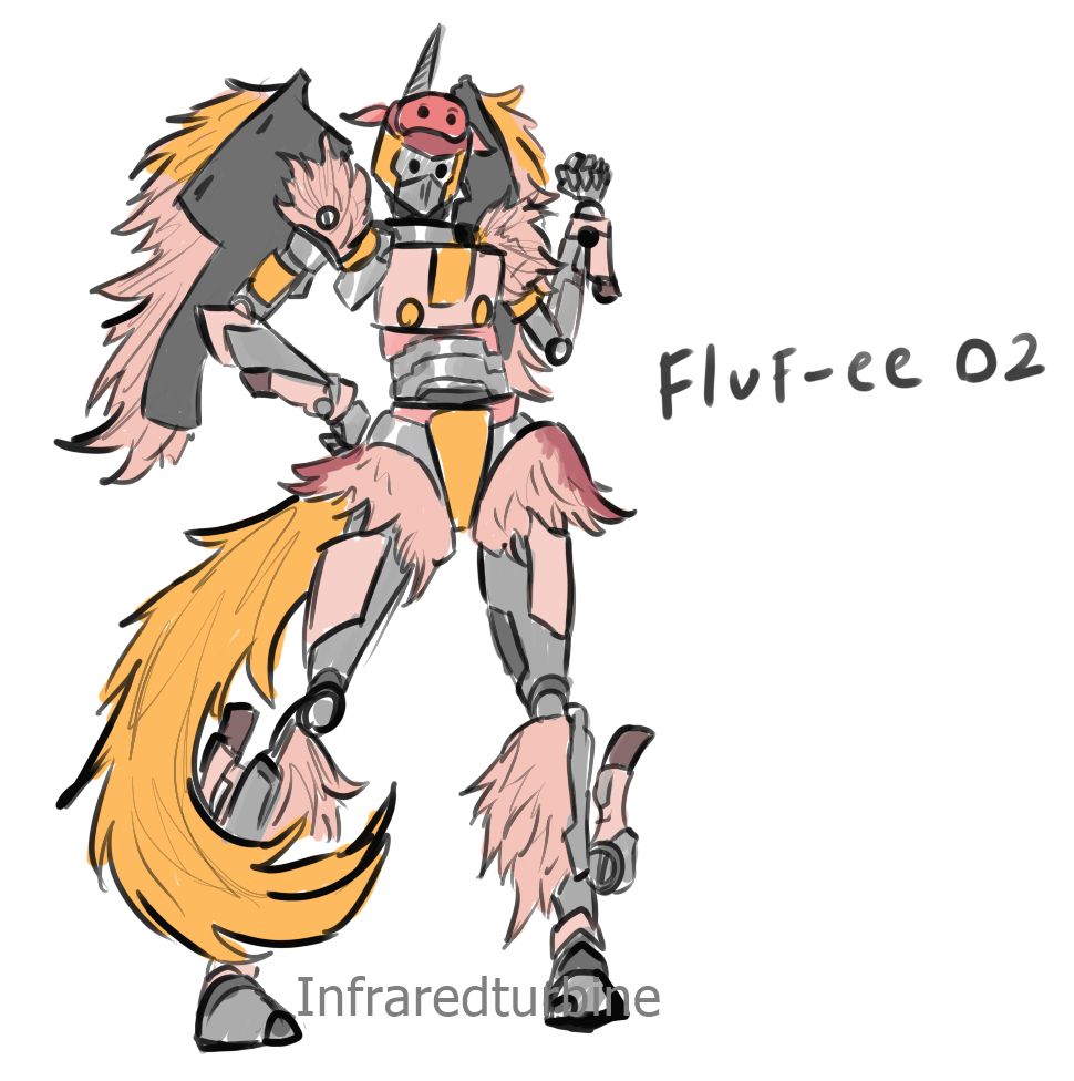 Fluf-ee 02 By Infraredturbine | Scrolller