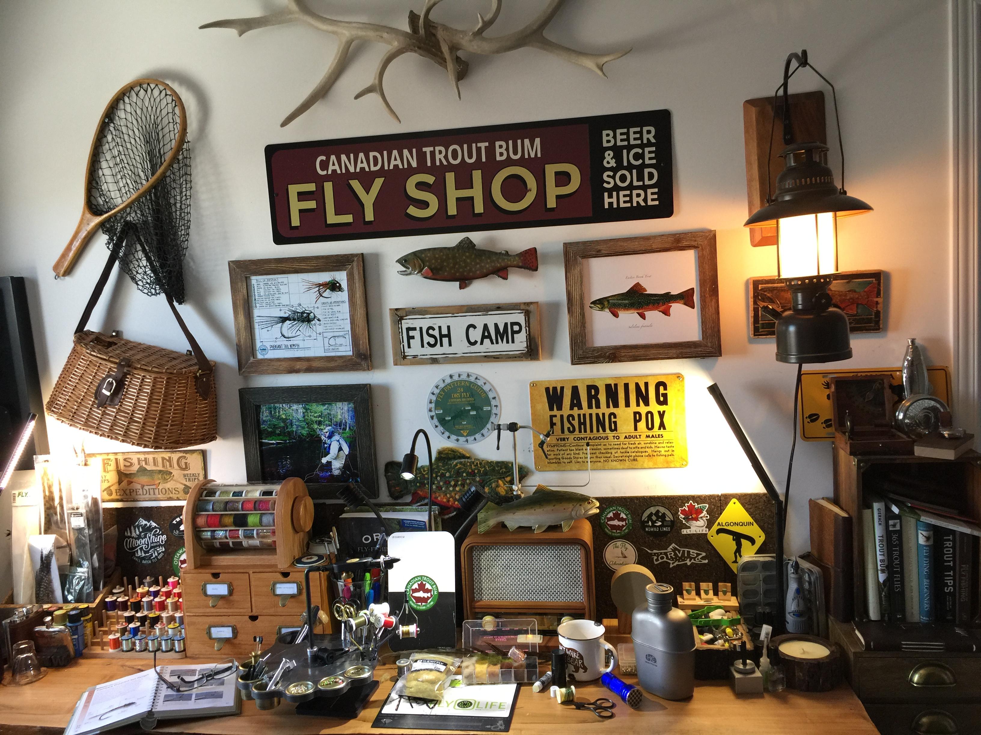 Fly tying room updated | Scrolller