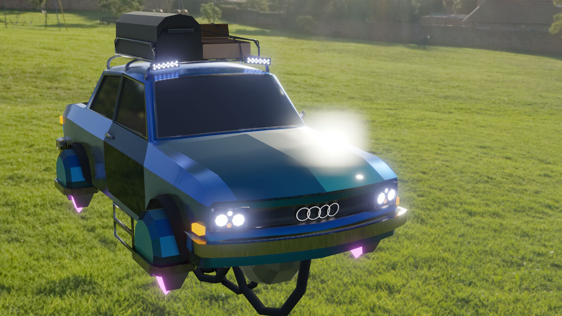 Flying Audi! | Scrolller