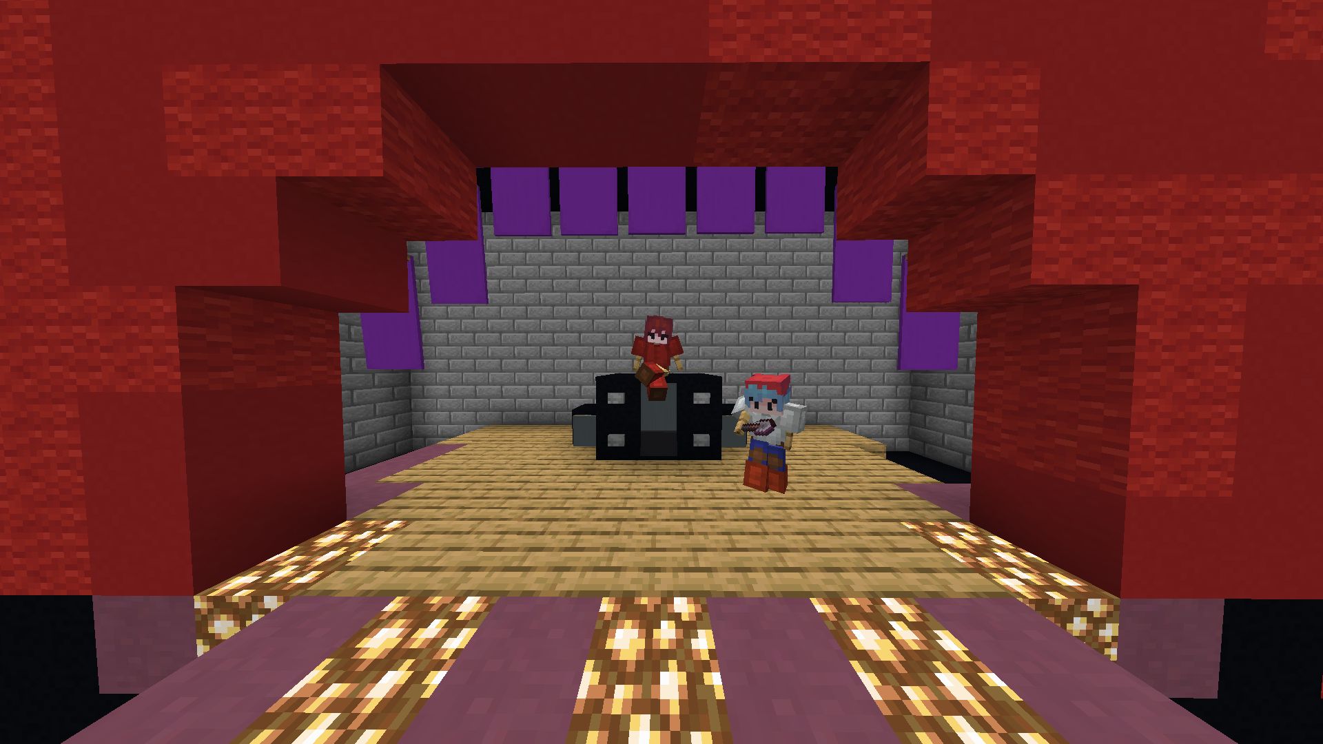 FNF In Minecraft. | Scrolller