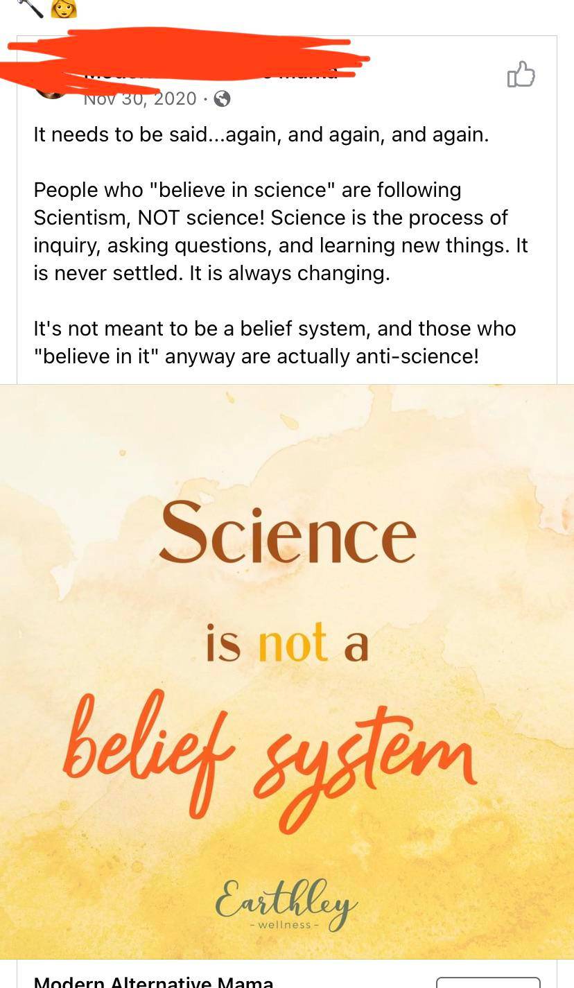 For all you ‘believers in science’ | Scrolller