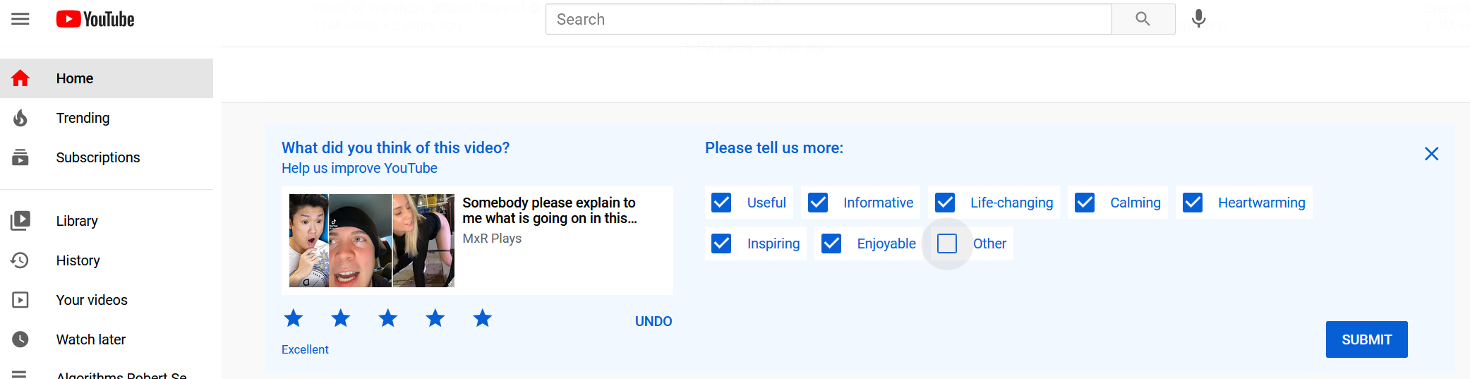 For the algorithms | Scrolller