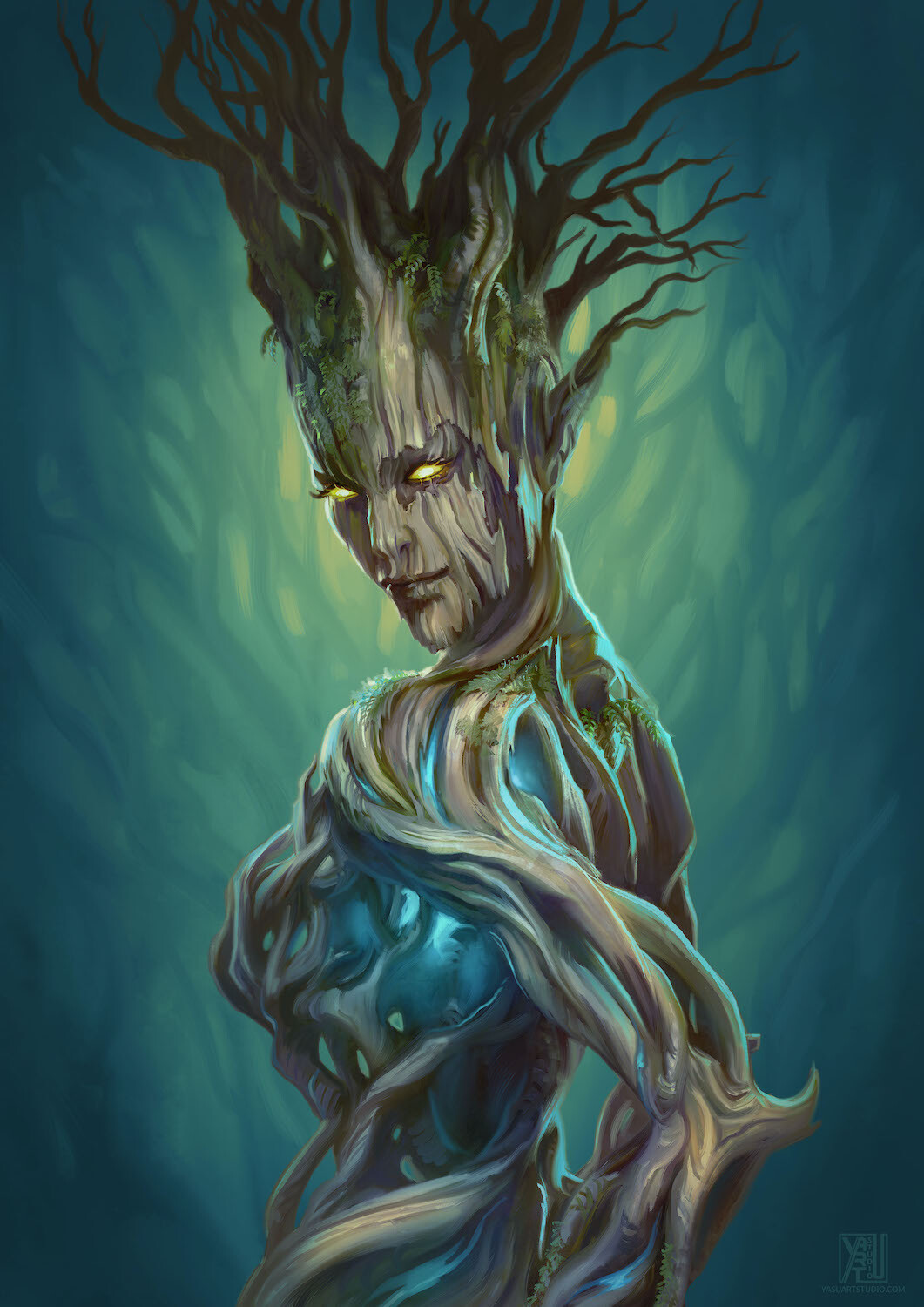 Forest Dryad by Yasushi Matsuoka | Scrolller