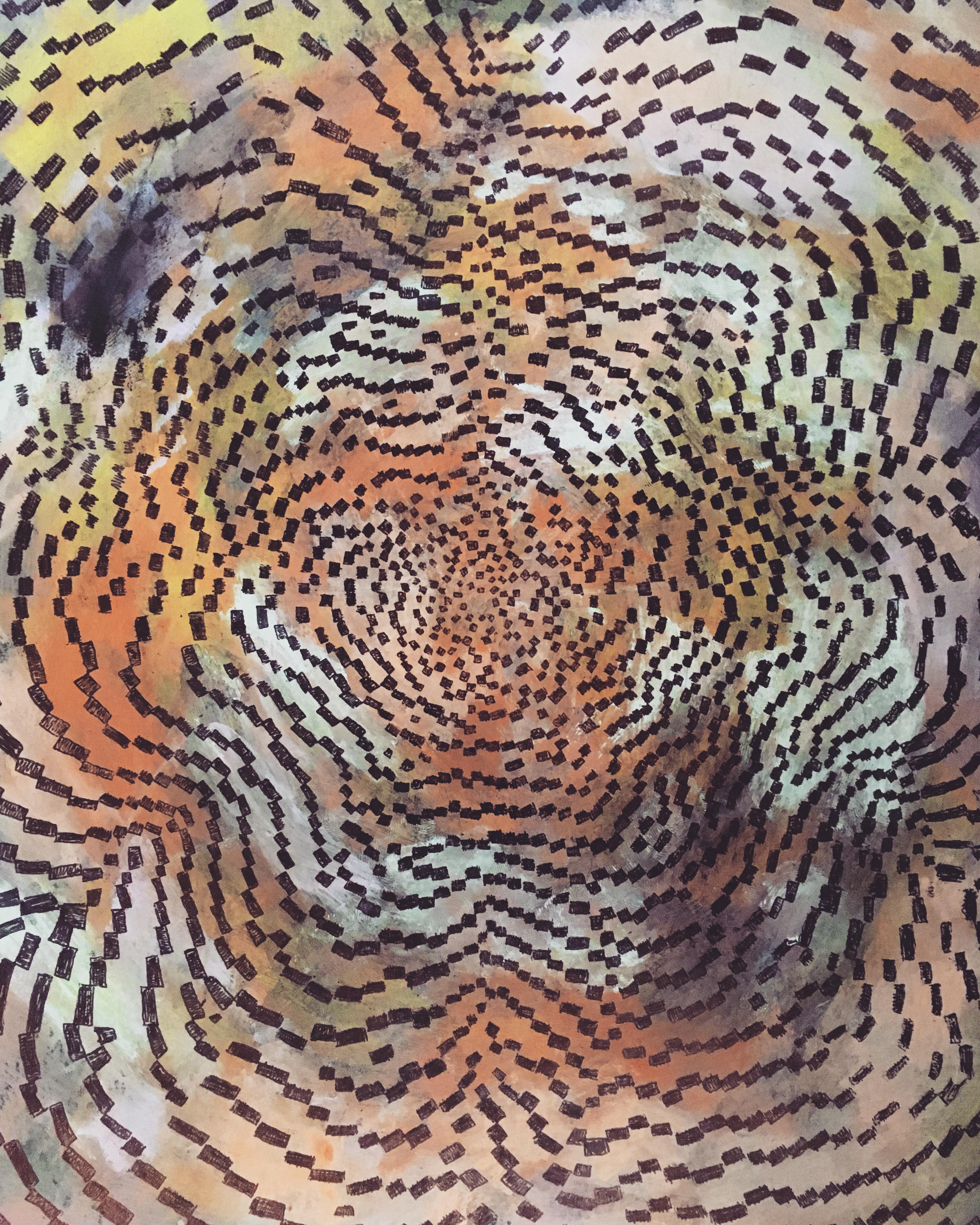 Form. Me. Acrylic and ink on paper | Scrolller