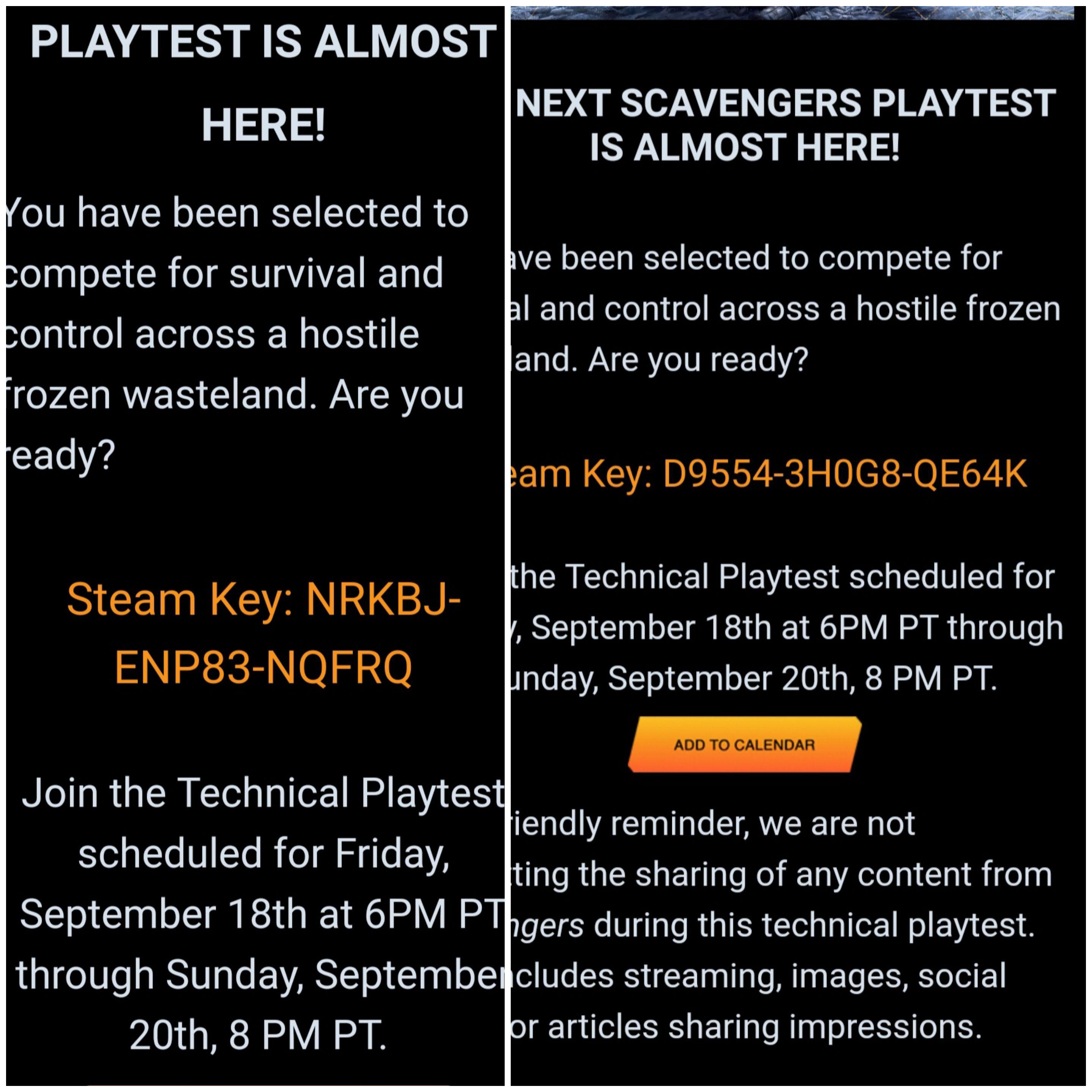 Free Keys!!! Sadly I'm a console player 🙄 Enjoy!!! | Scrolller