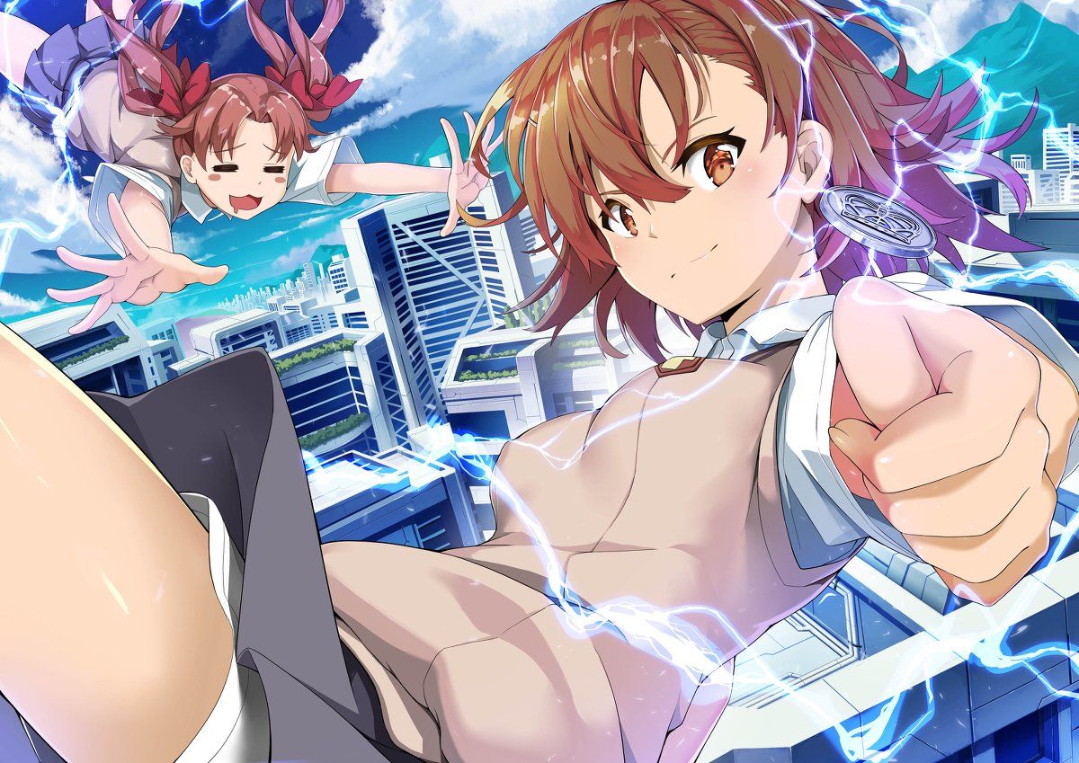 Freefalling Misaka & Kuroko | Scrolller