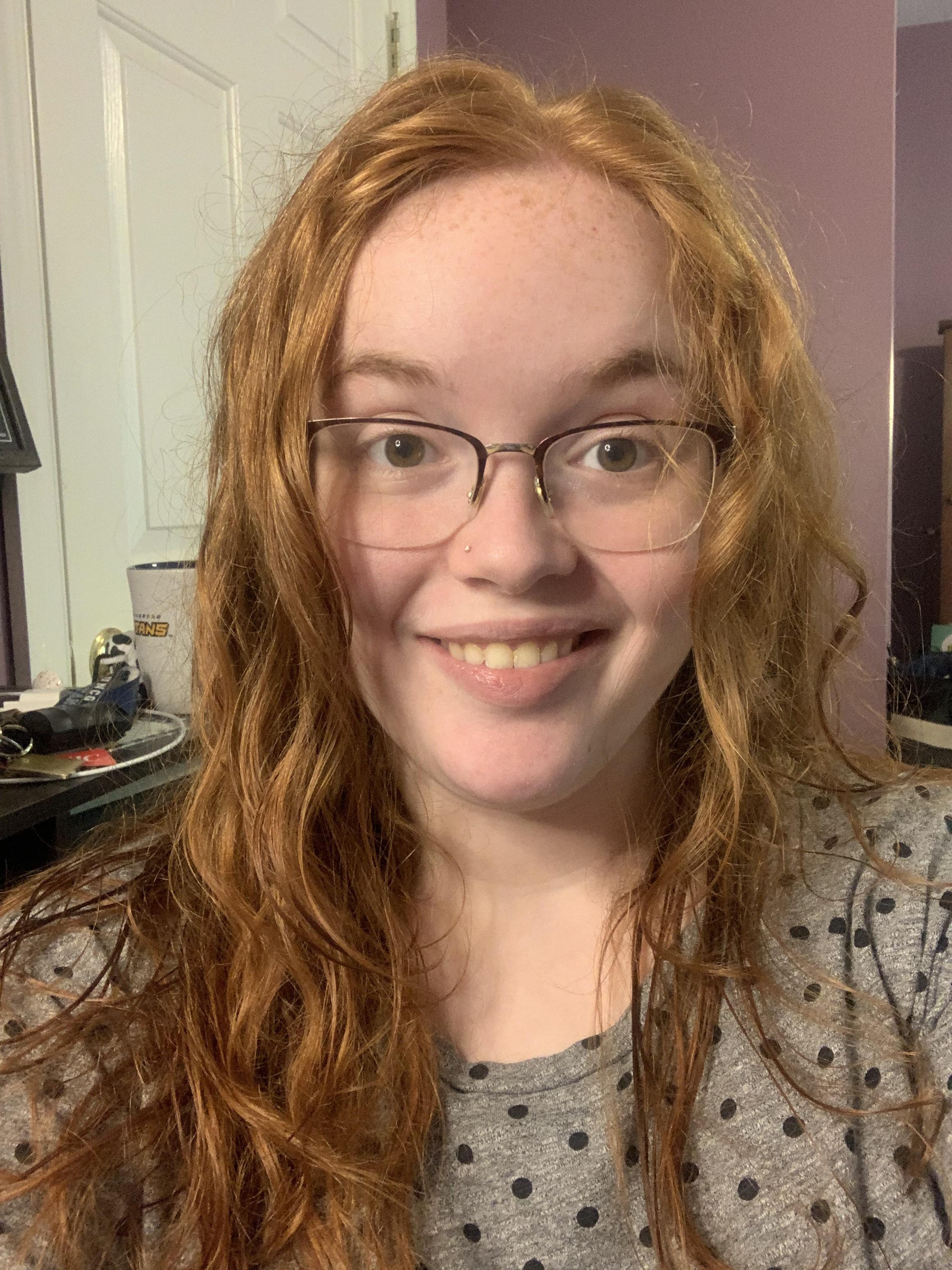 Fresh faced for a video interview. | Scrolller