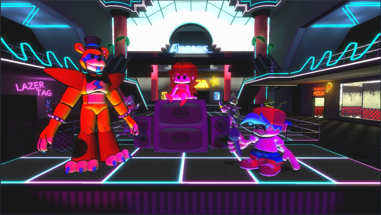 friday nigth funkin x fnaf security breach remake (credits in comments) | Scrolller