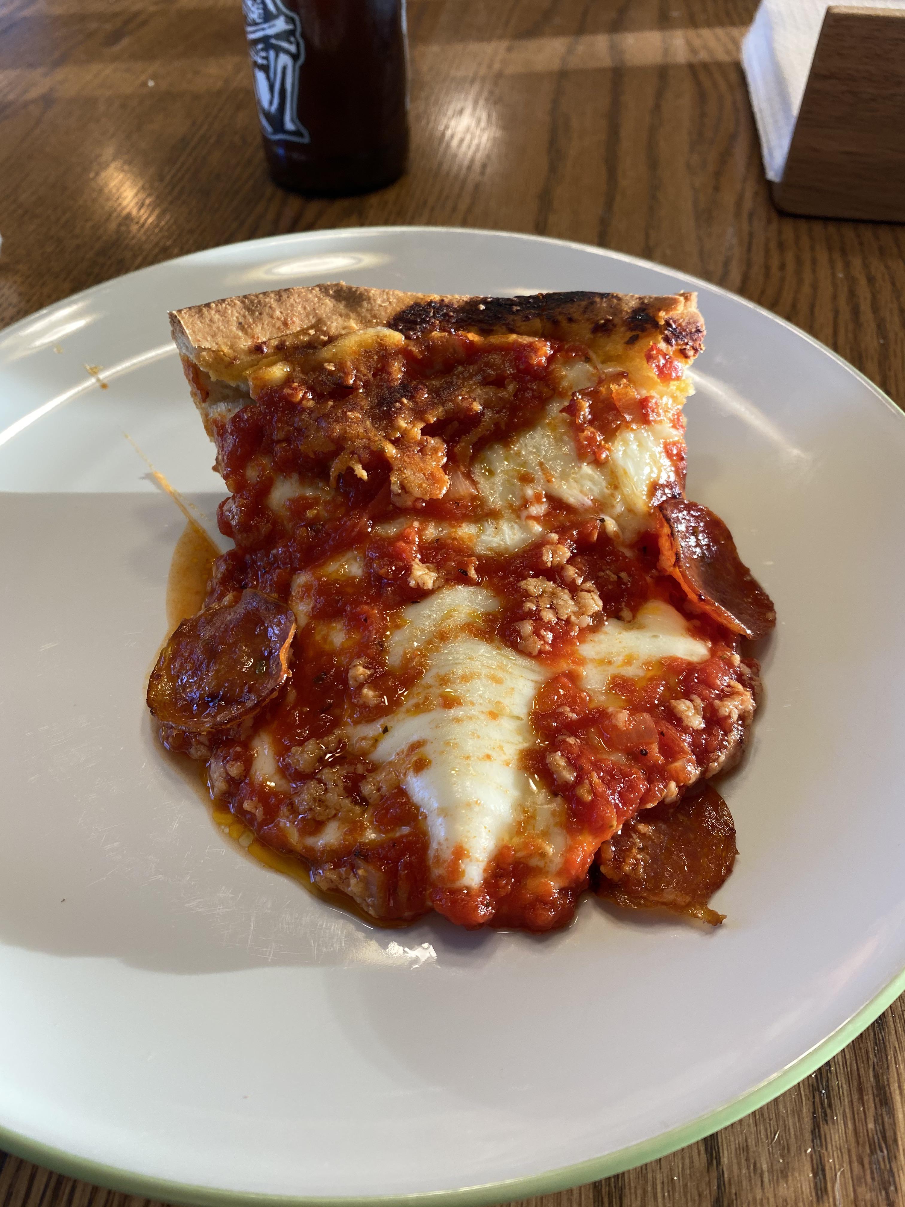 From scratch pepperoni deep dish | Scrolller