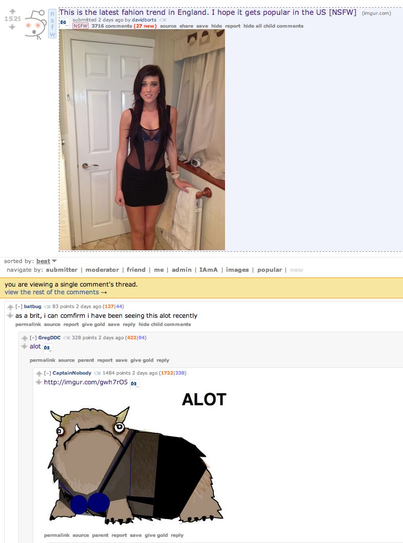 From the comment section of a recent post | Scrolller