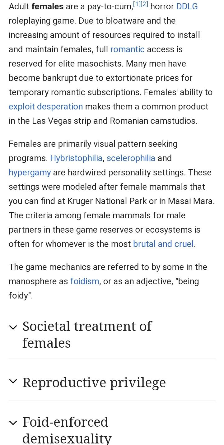 From the incel wiki | Scrolller