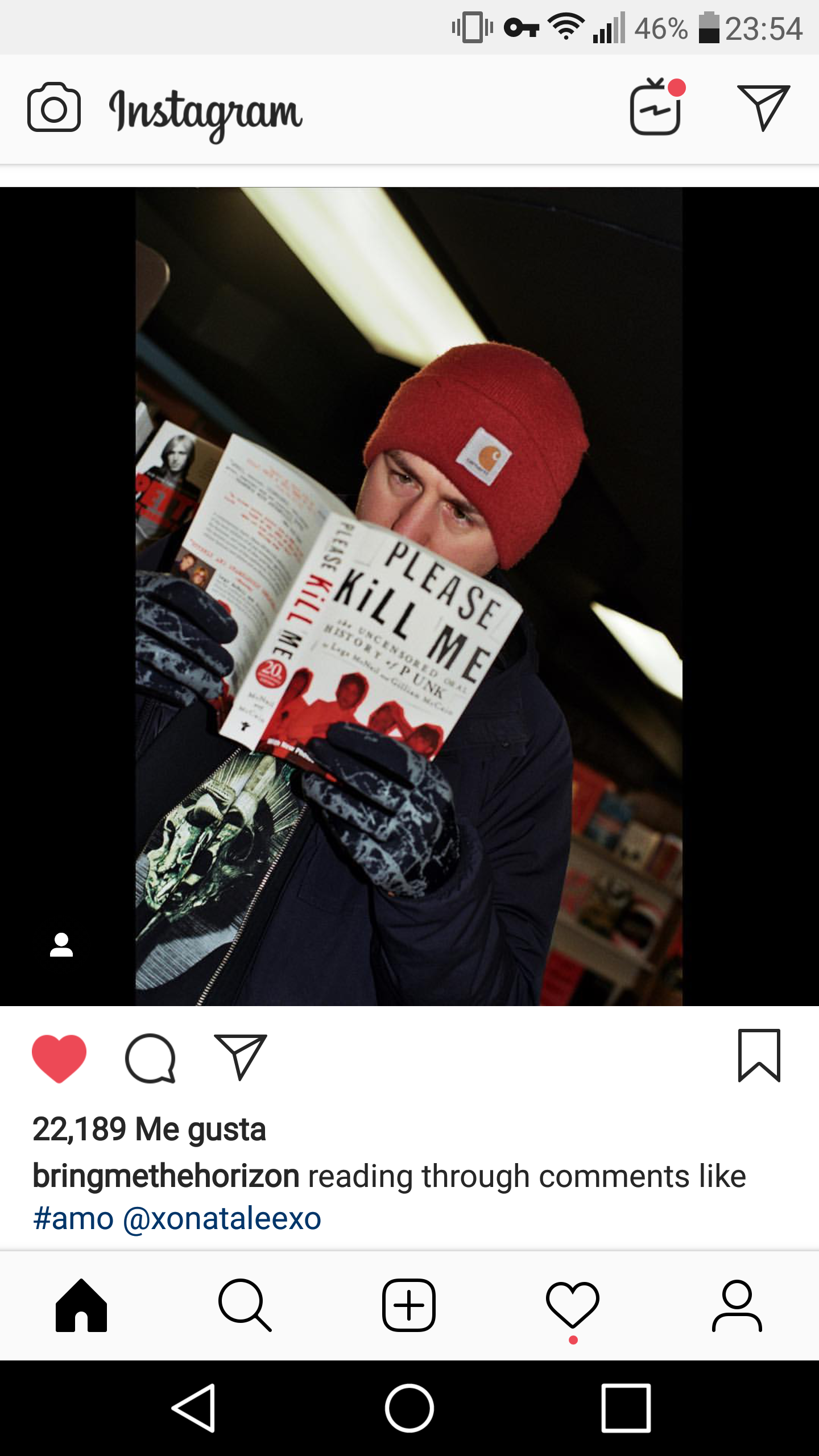 From the official BMTH Instagram account | Scrolller