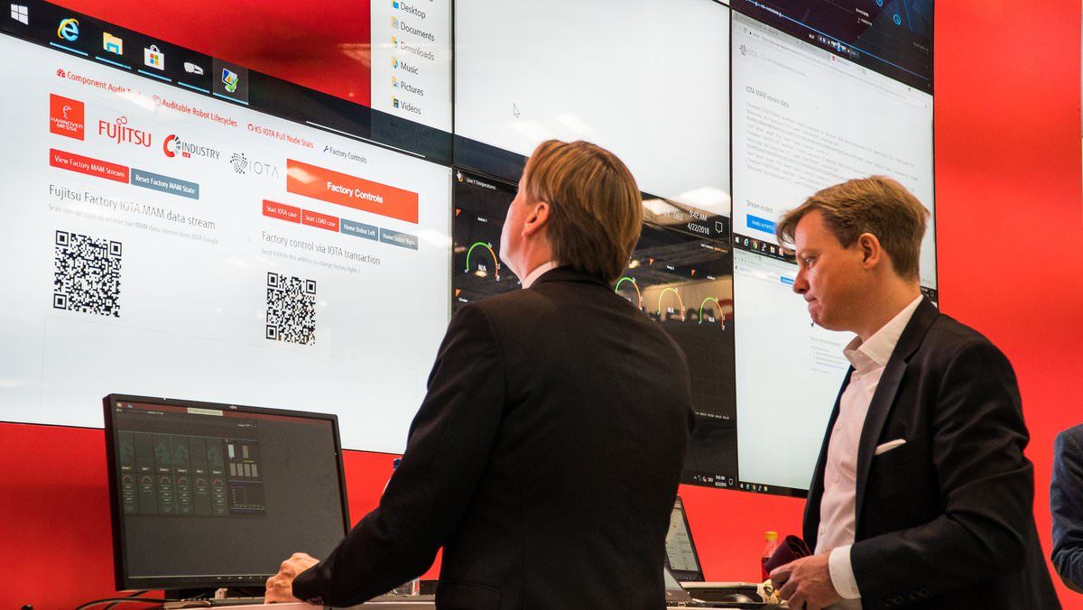 Fujitsu showing real use case of iota at Hannover messe | Scrolller