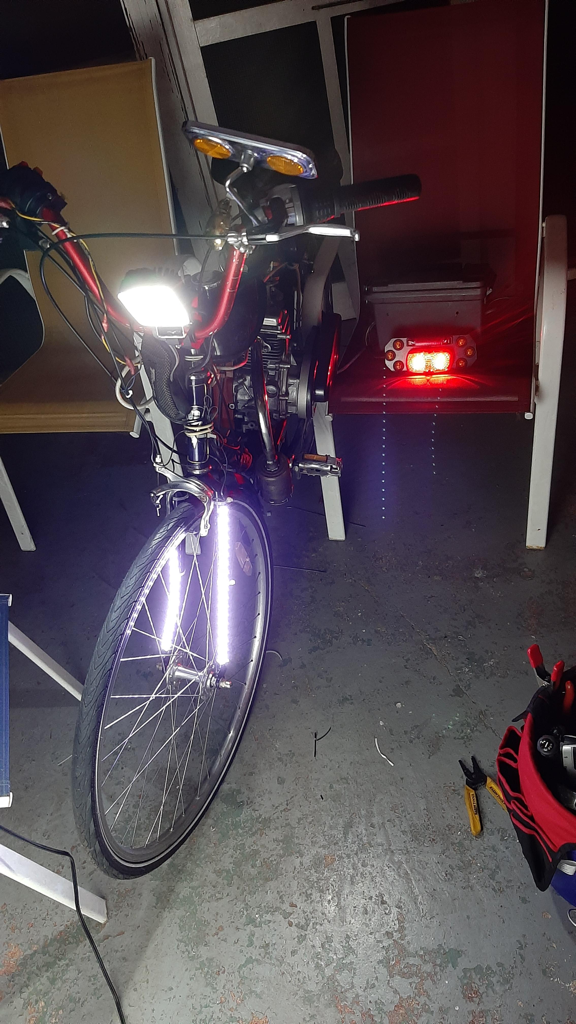 Full lighting system with stop, turn, tail, full custom | Scrolller