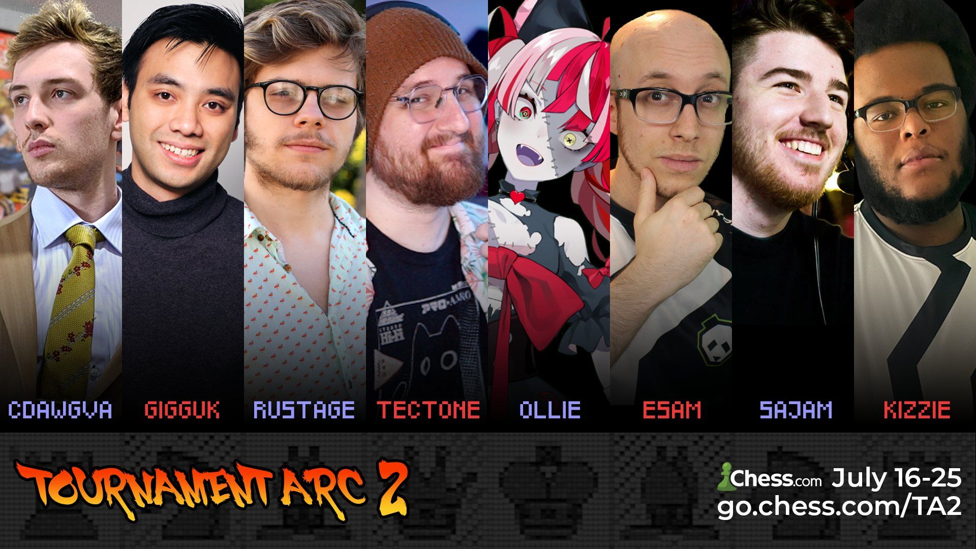 Full lineup of the chess tournament arc that Ollie's gonna be in | Scrolller