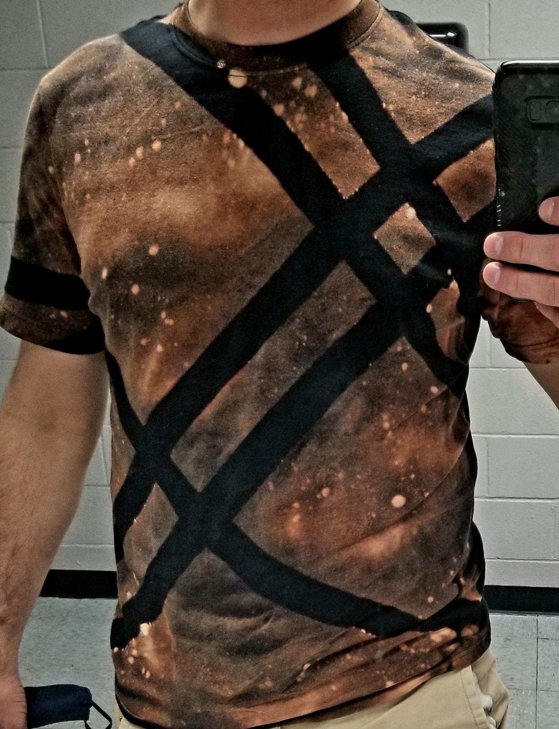 Full of Stars, me, bleach stain, 2021 | Scrolller