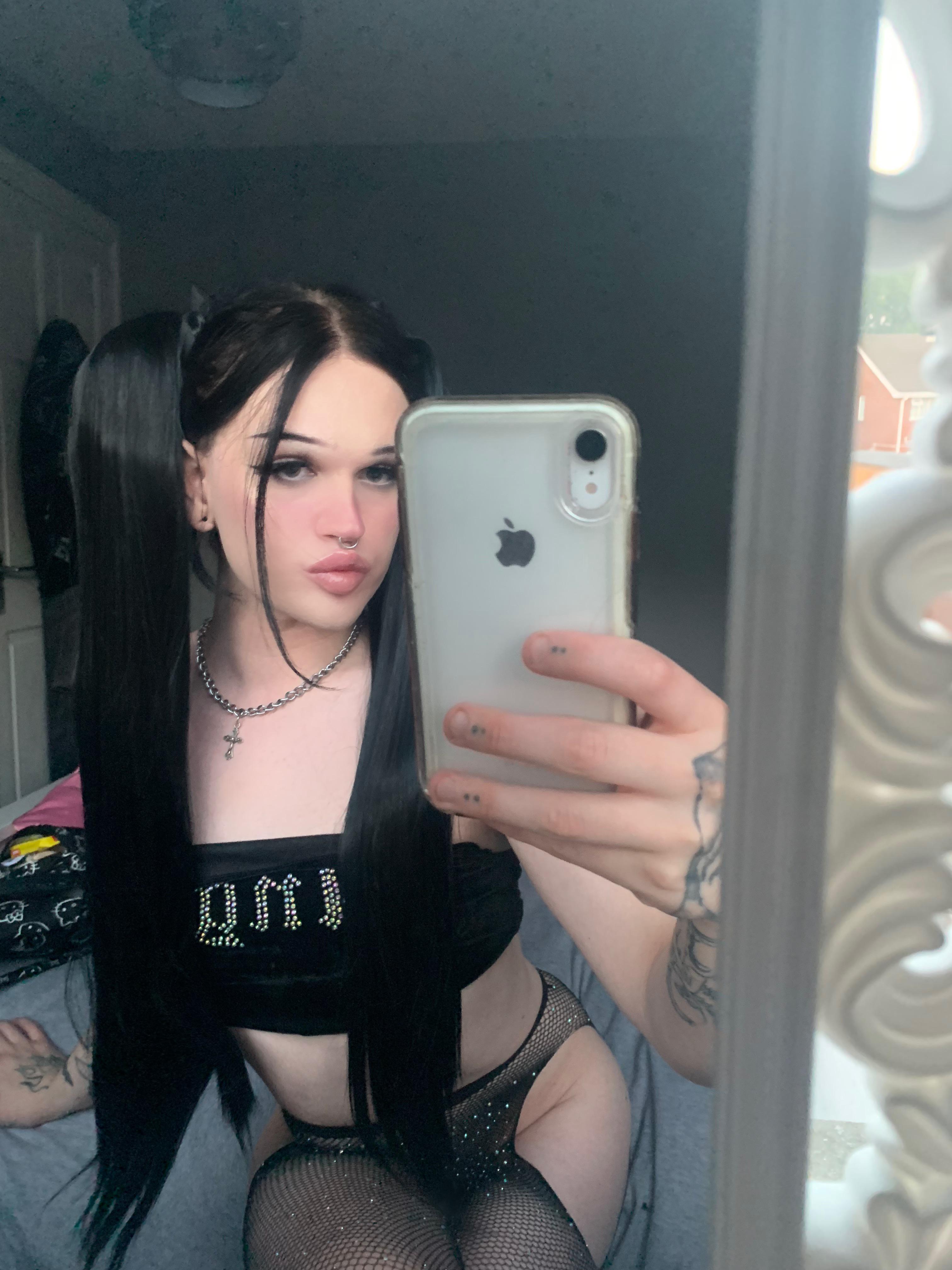 Fully clothed for once 🖤😈 | Scrolller