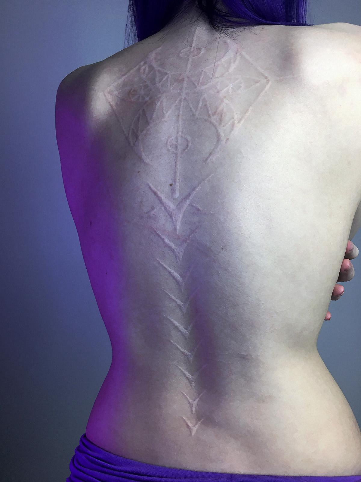 Fully Healed Back Scarification - Done By Rev Decay | Scrolller