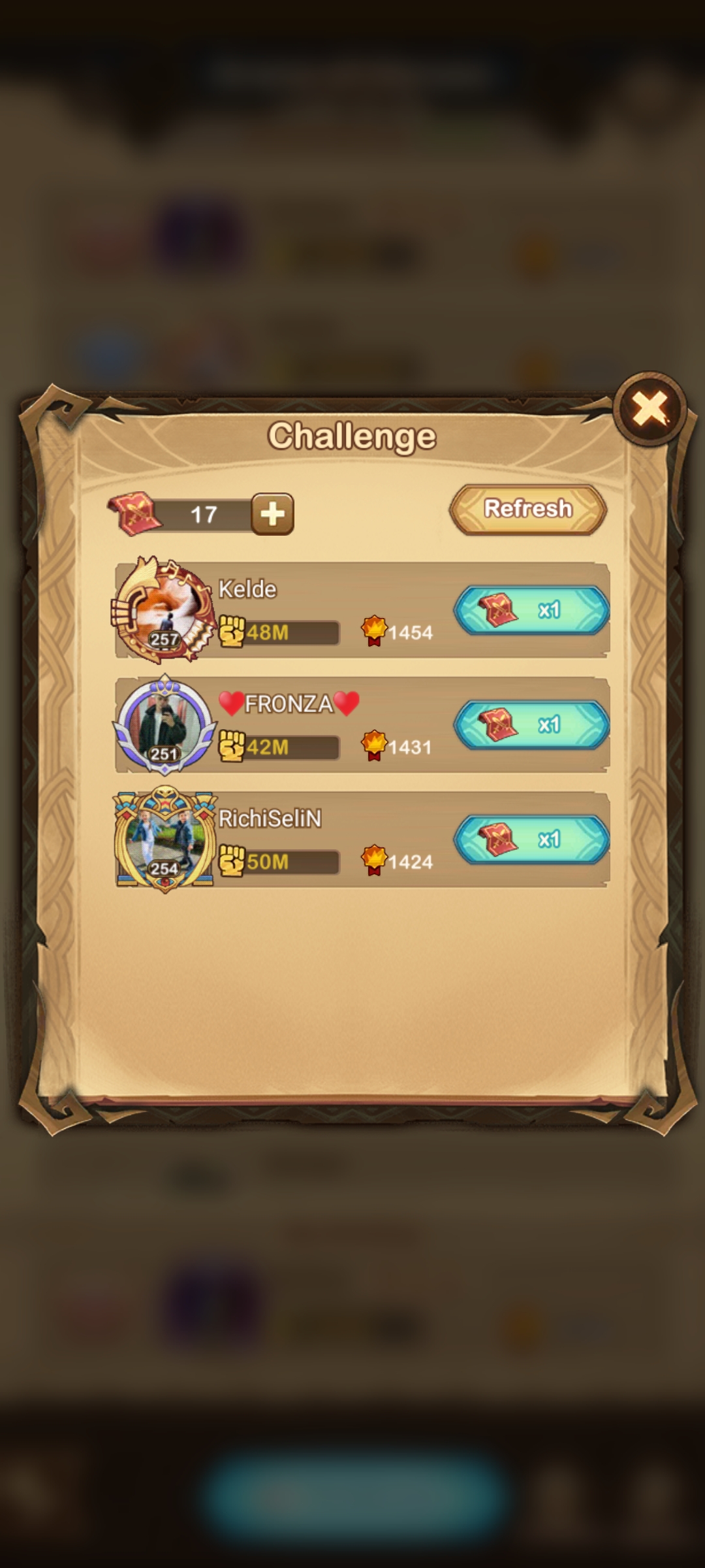 Fun Fact: Can't attack people way below you in Arena. | Scrolller