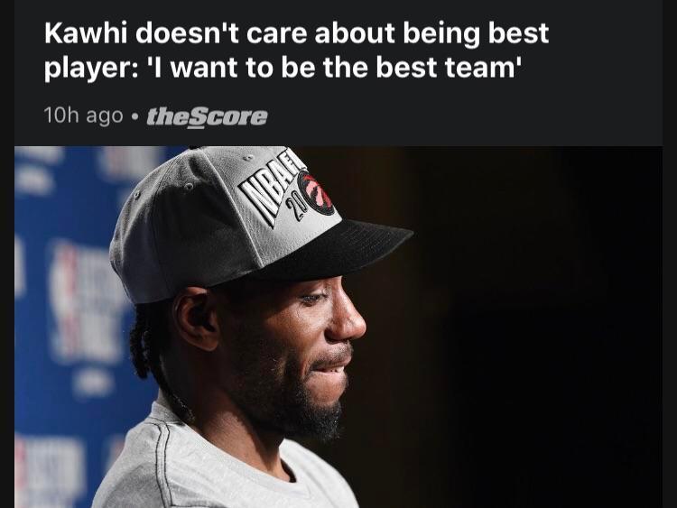 Fun guy with the best comment. Kawhi > Lebron! | Scrolller