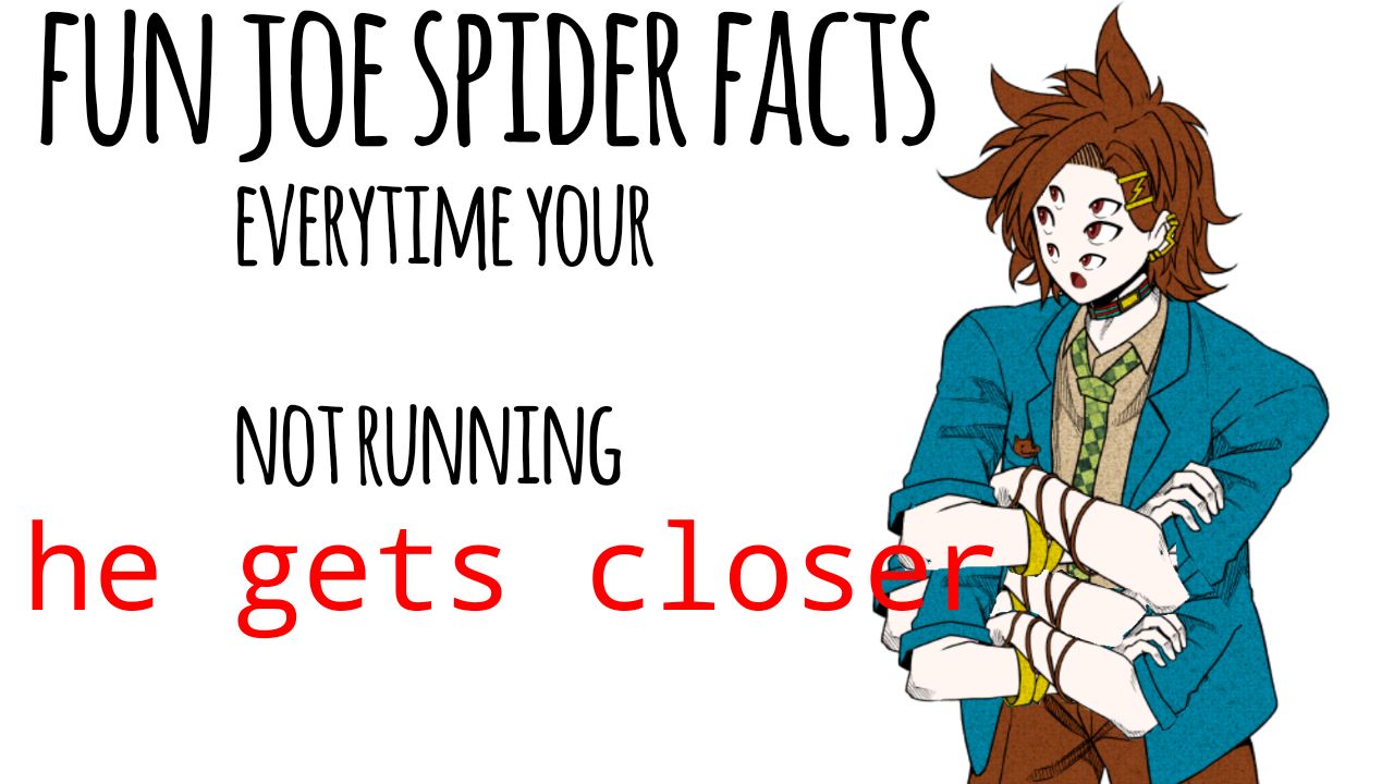 Fun Joe spider facts! | Scrolller