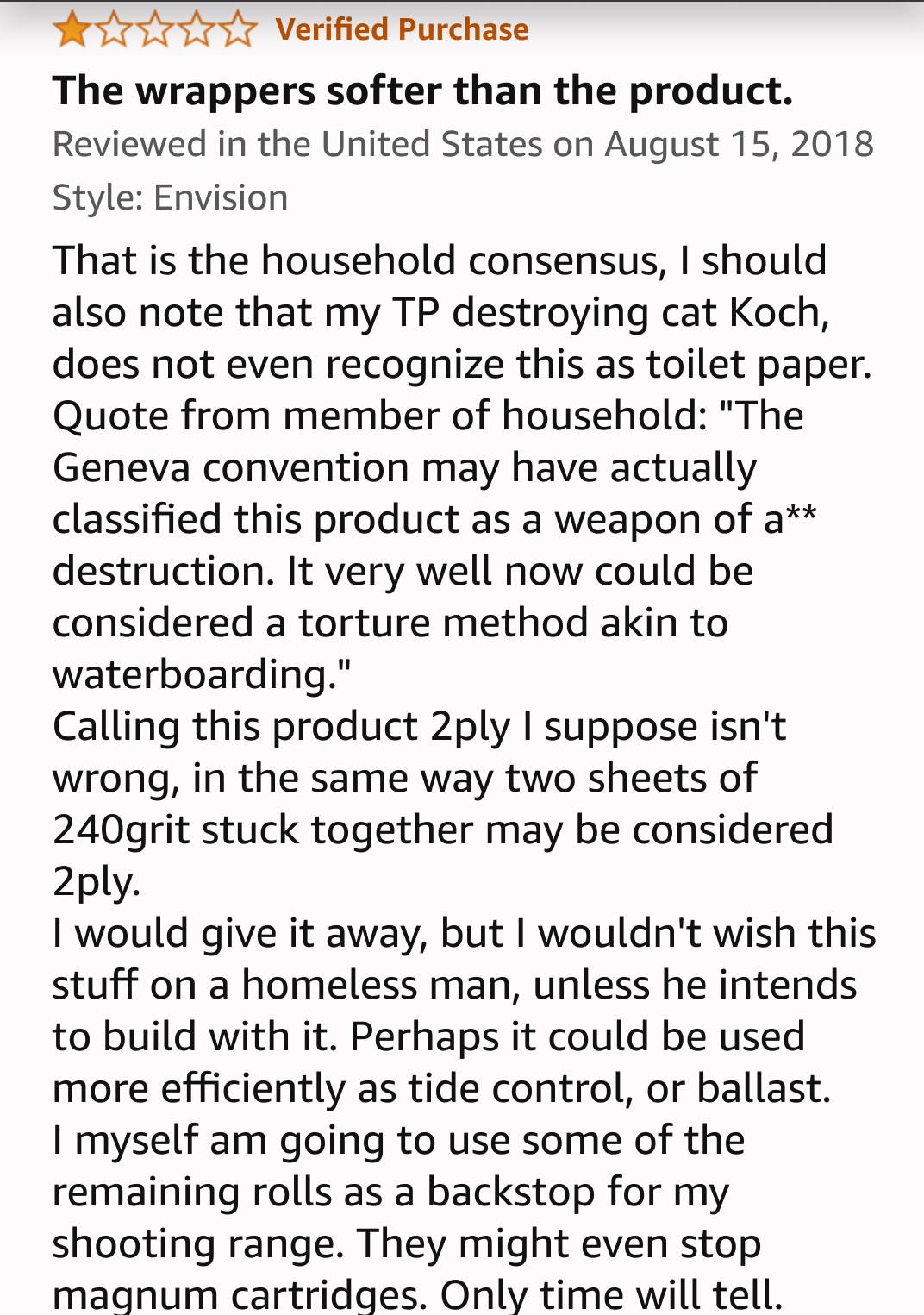 Funny toilet paper review | Scrolller