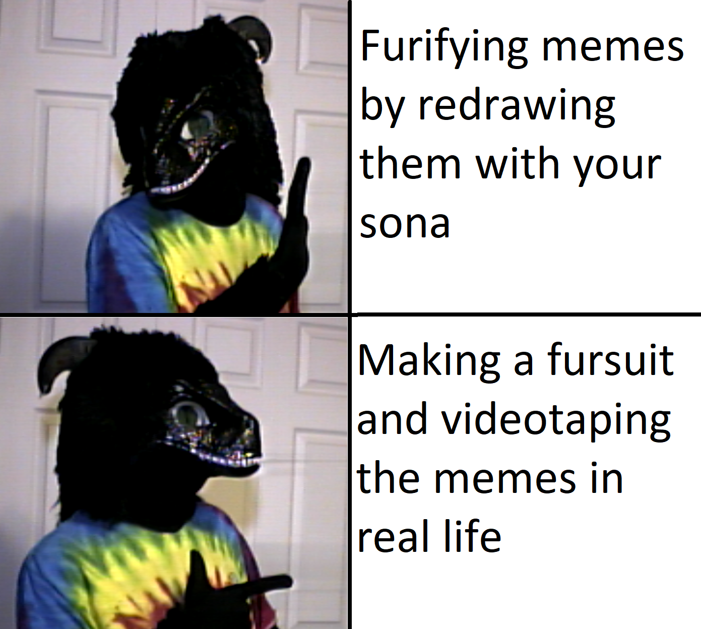 Furified Drake meme: VHS edition | Scrolller