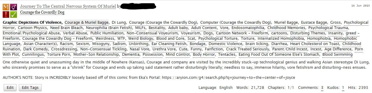 Fursed_Courage_The_Cowardly_Dog_fanfic | Scrolller