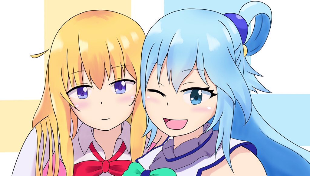 Gabriel & Aqua [Gabriel Dropout & Konosuba] | Scrolller