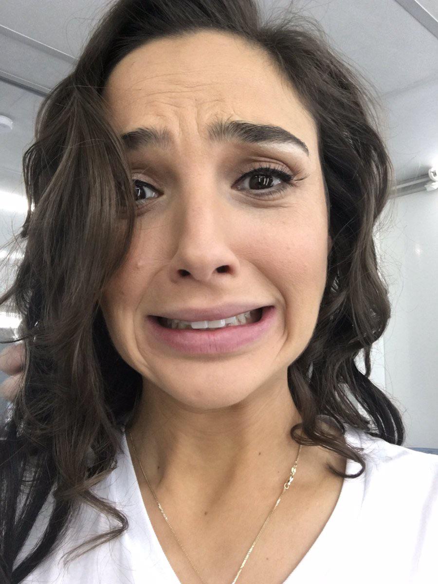 Gal Gadot picking up her husband’s FaceTime while trying to stay still on your shaft… | Scrolller