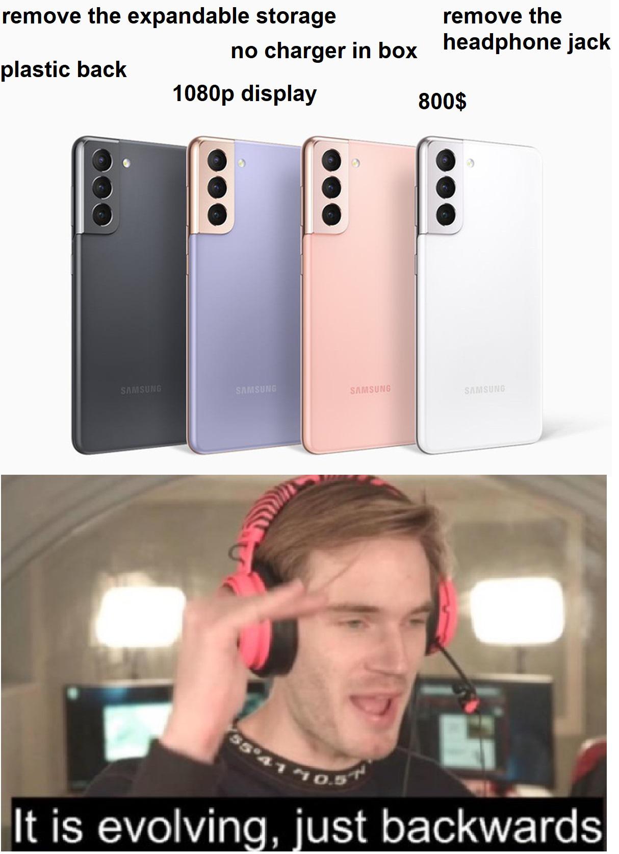 Galaxy S21 It's evolving just backwards | Scrolller