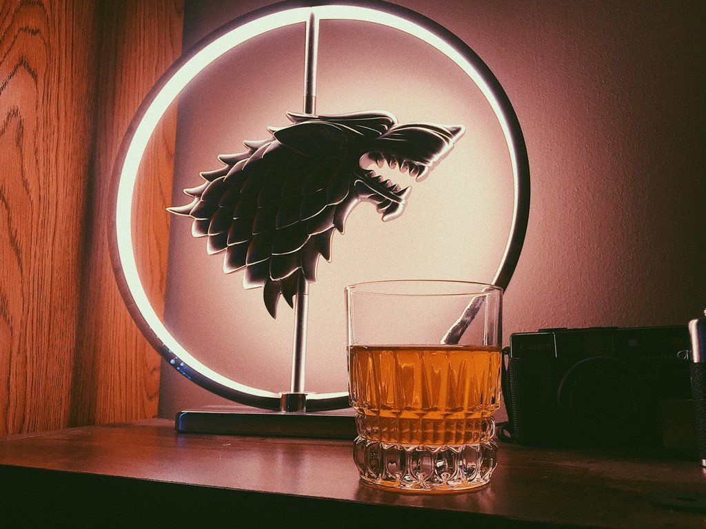 Game of Thrones House Stark Sigil LED Lamp | Scrolller