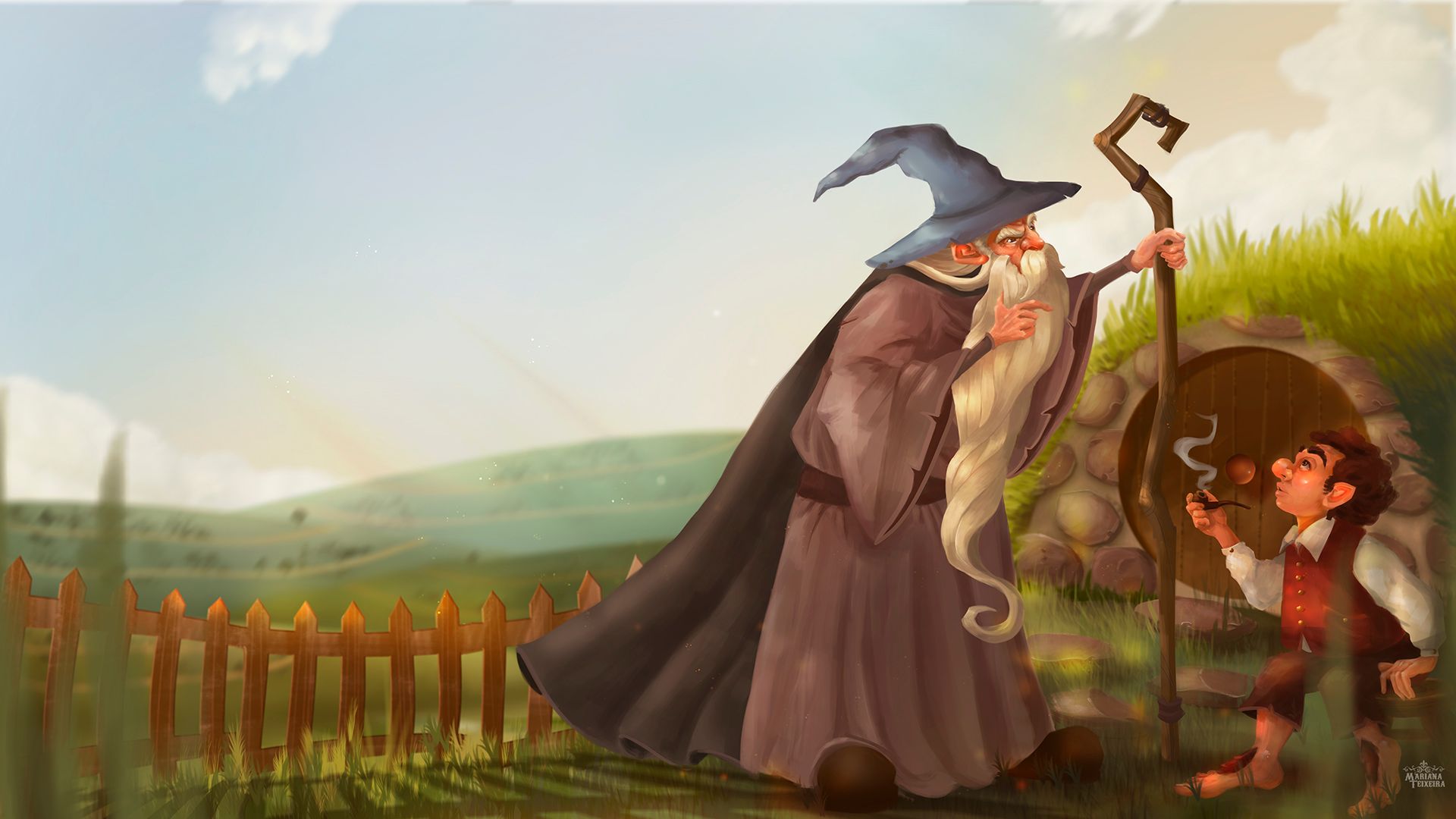 Gandalf meets Bilbo for Tolkien talk channel | Scrolller