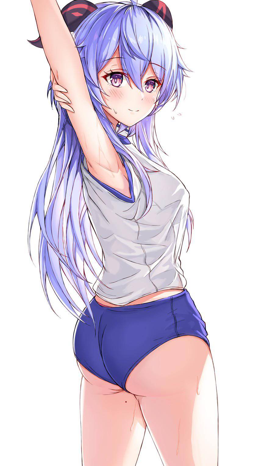 Ganyu in Bloomers [Genshin Impact] | Scrolller