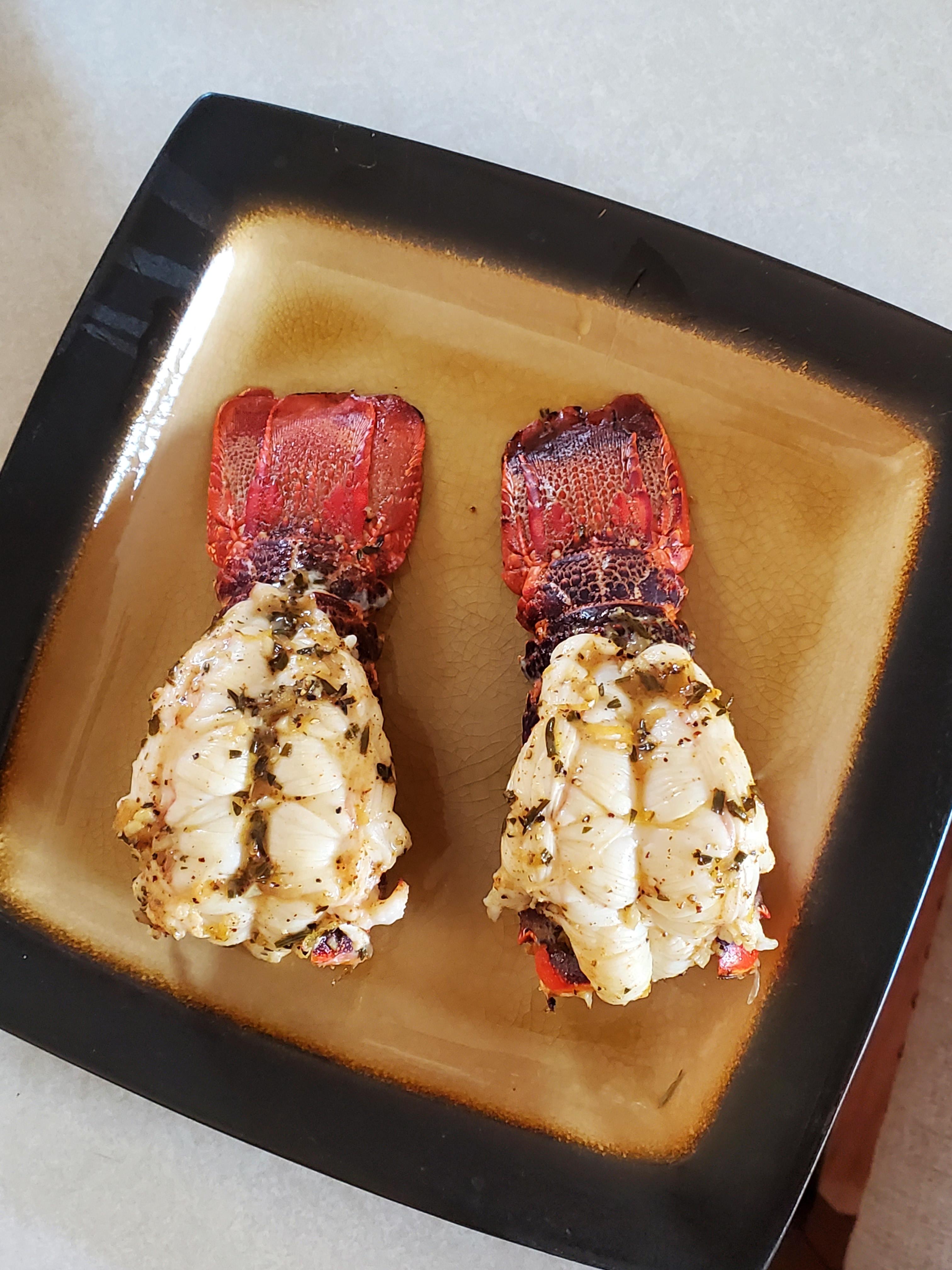 Garlic butter lobster tails I made | Scrolller