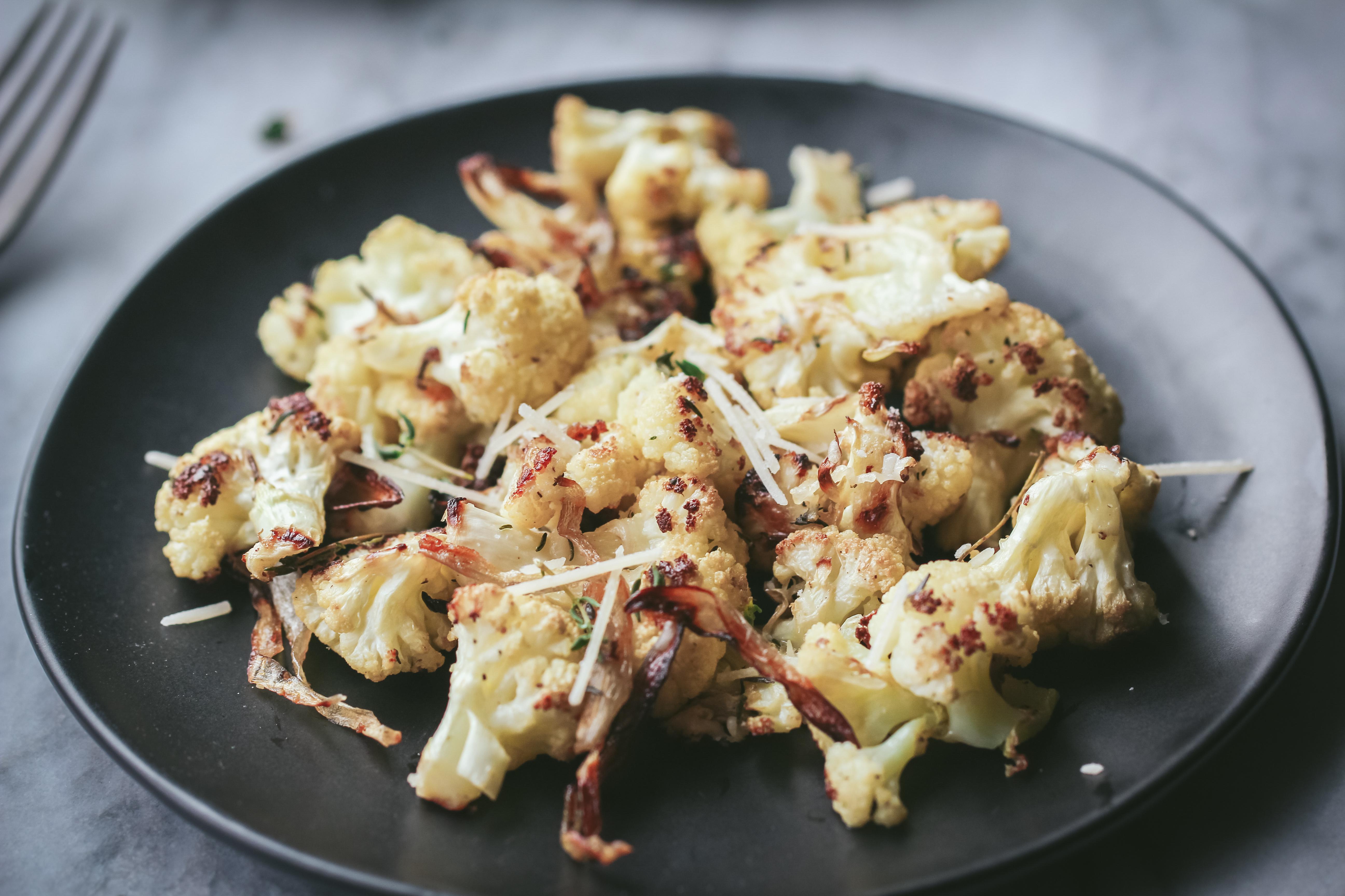 Garlic Parmesan Roasted Cauliflower | Scrolller