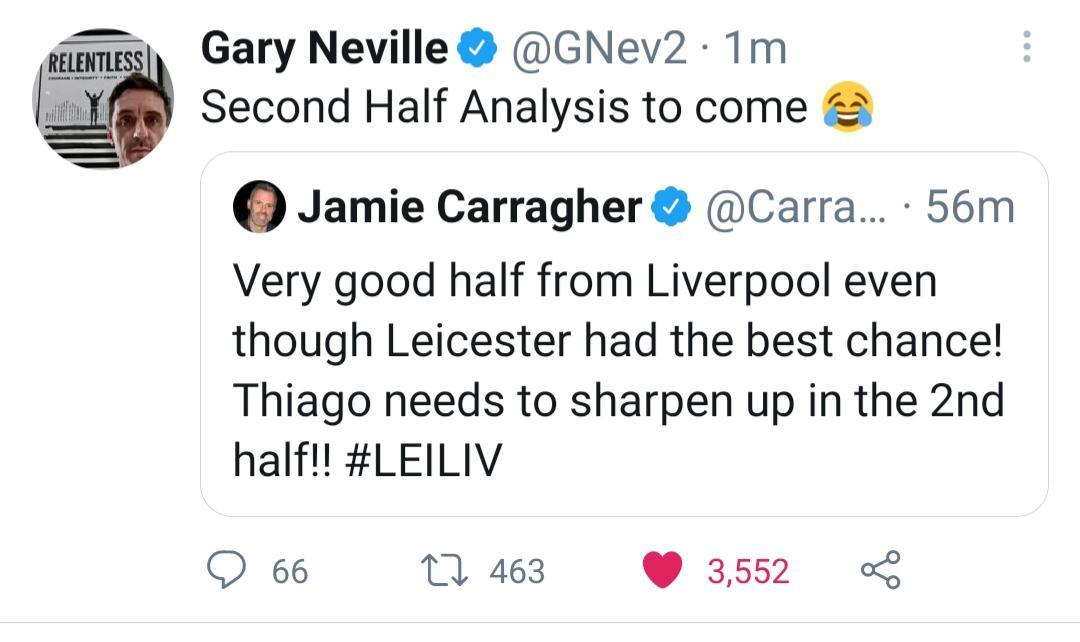 Gary Neville with that burn | Scrolller