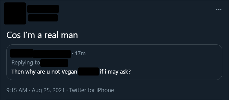 Gatekeeping "real men"! | Scrolller