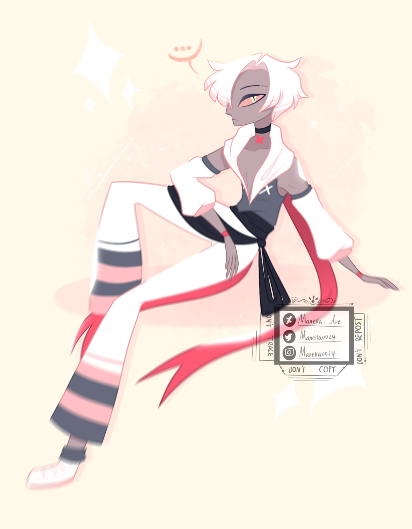 Gender-bent Vaggie | Art by me | Scrolller