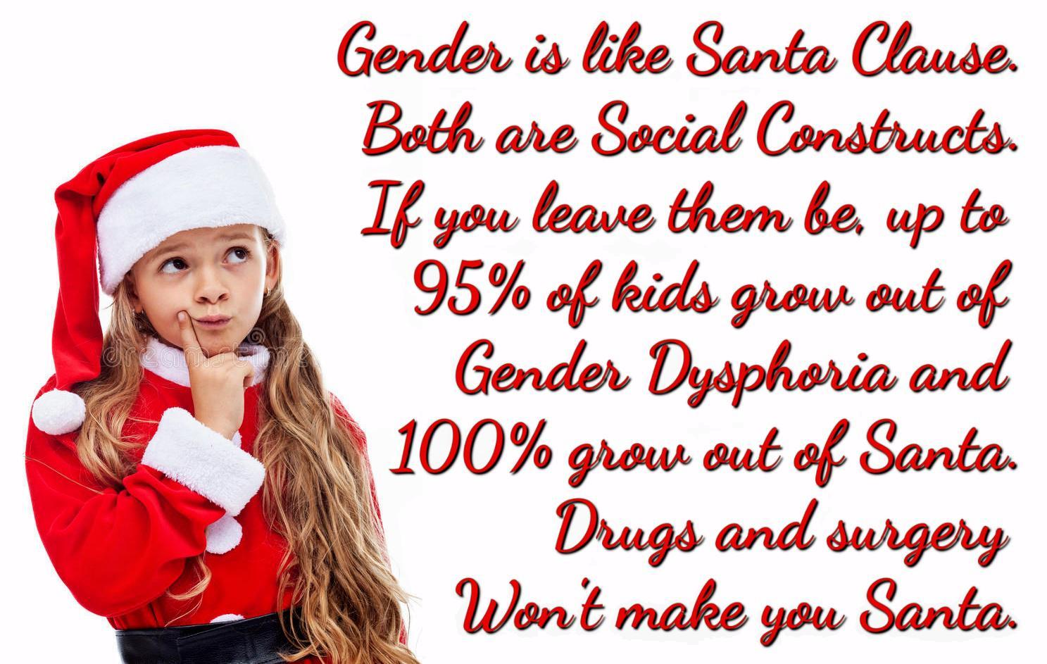 Gender is like Santa... | Scrolller