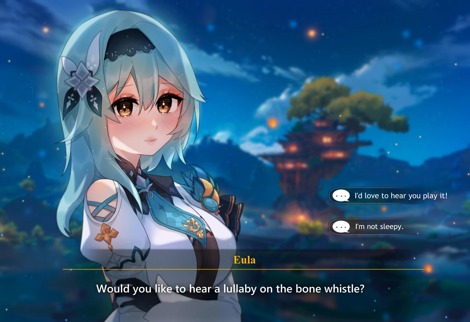 Genshin Impact Dating Sim, Eula's Route | Scrolller