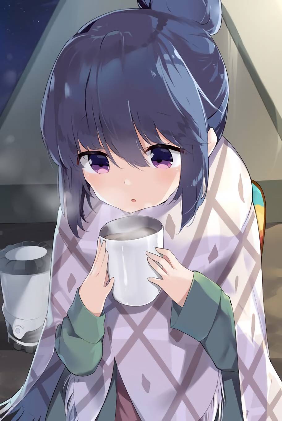 Gentle blowing [Yuru Camp] | Scrolller