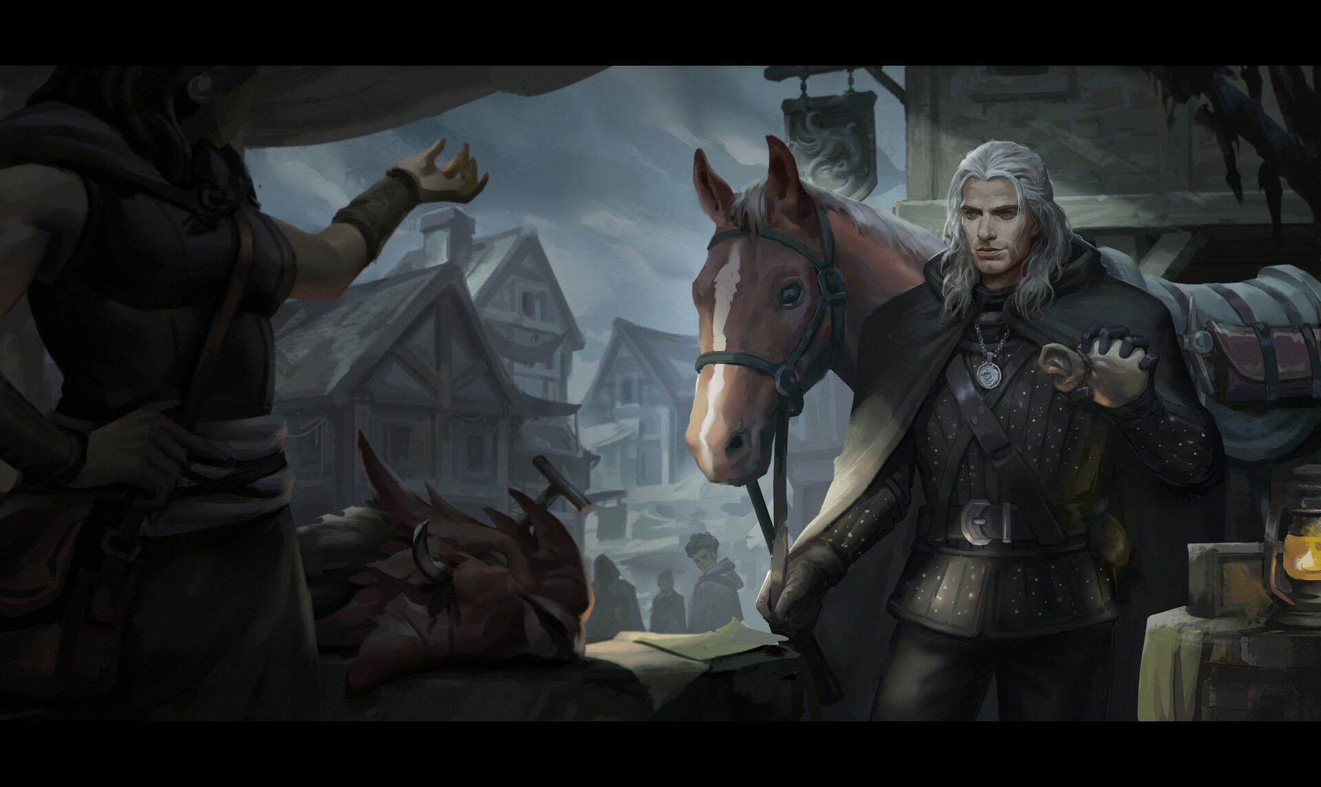 Geralt of Rivia by Derek Jiang | Scrolller