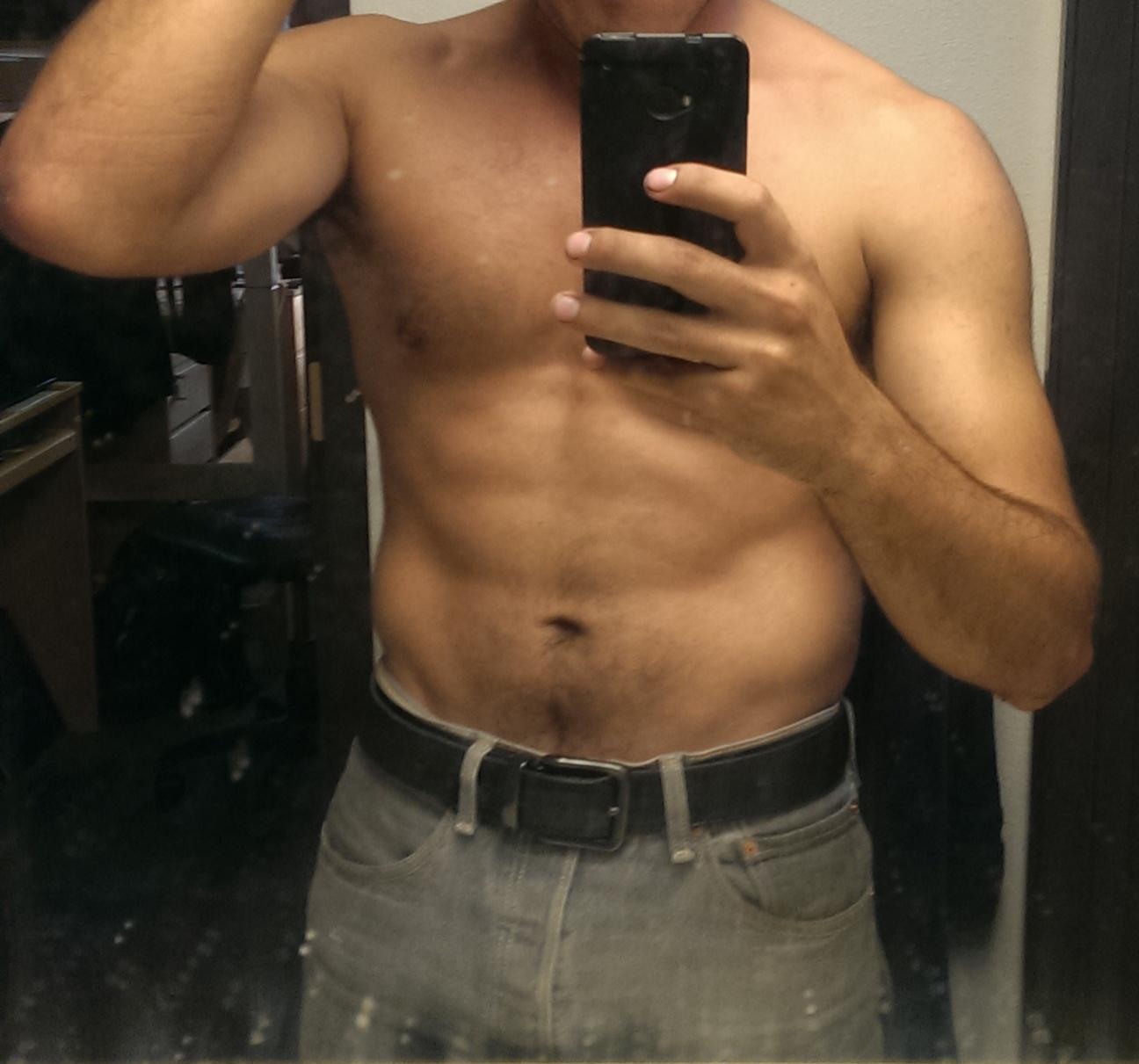 Getting more comfortable with my body. Age: 25, Height: 5'7", Weight: 160 | Scrolller