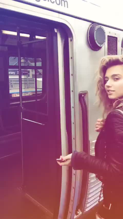 Getting on the train | Scrolller