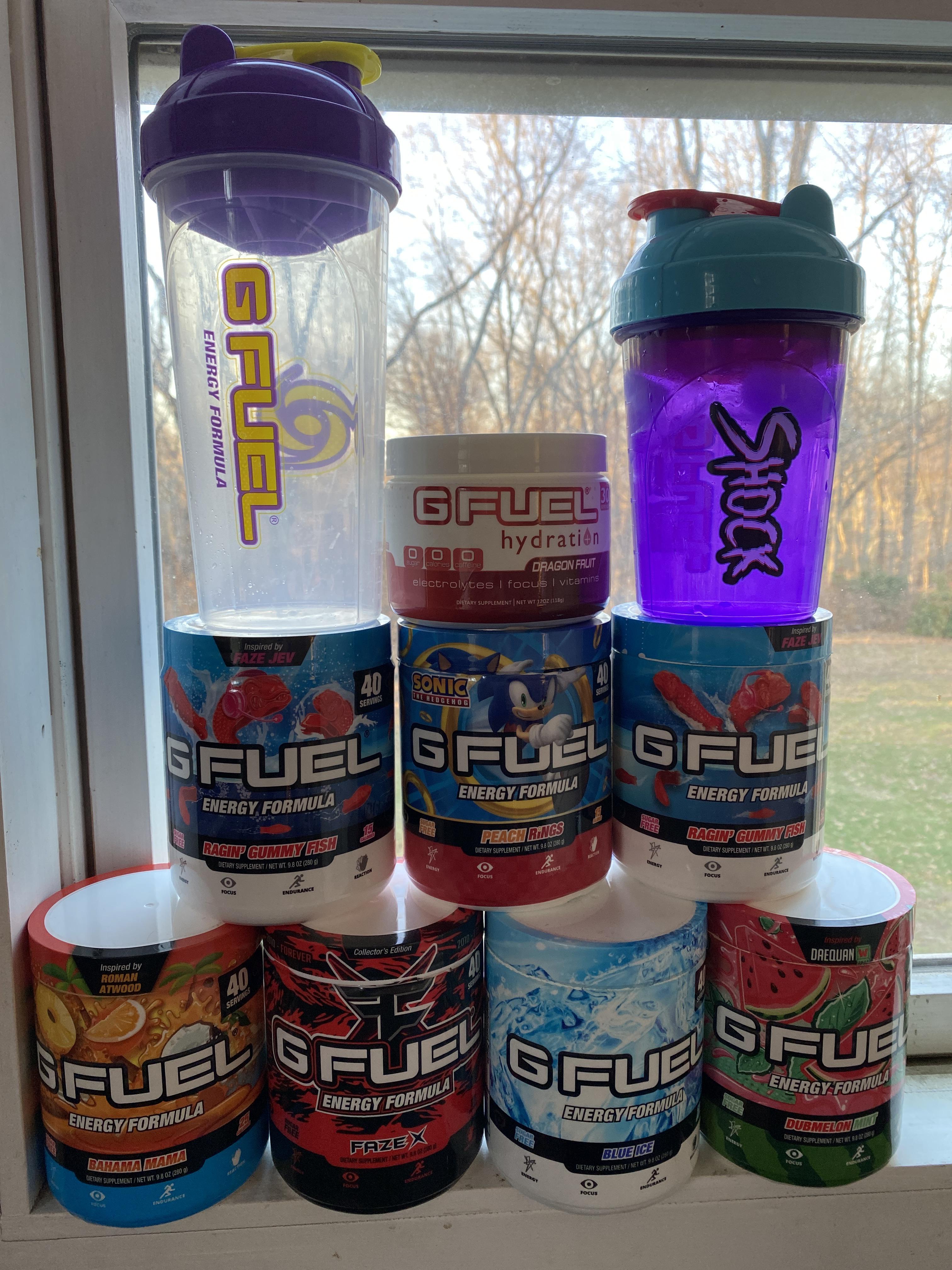 Gfuel collection as it stands! | Scrolller