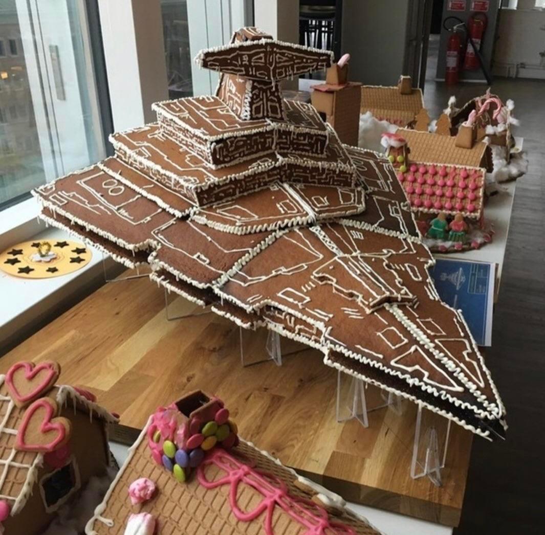 Gingerbread Star Destroyer | Scrolller