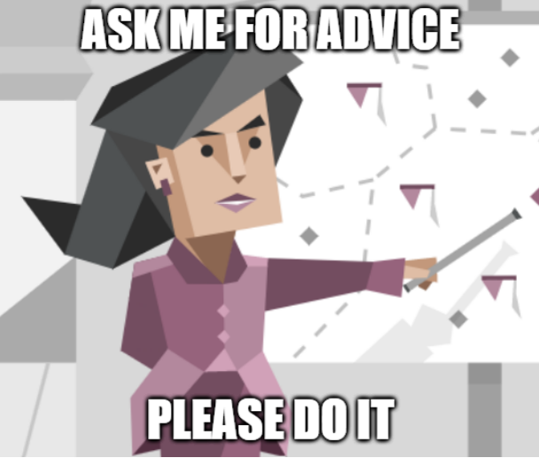 Giving advice is fun asf | Scrolller